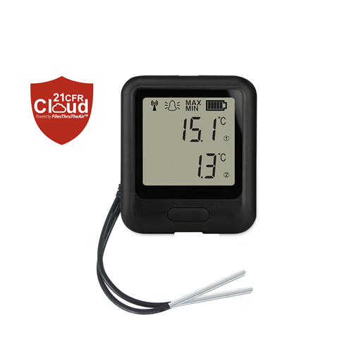 Dual Channel High Accuracy Thermistor 21CFR Wifi Sensor – Lascar Australia Dual Channel High Accuracy Thermistor 21CFR Wifi Sensor – Lascar Australia
